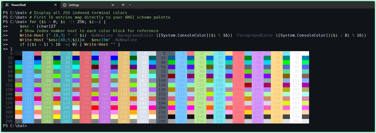 How to customize colors in Windows Terminal - zaur.it